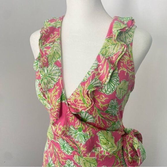 Lilly Pulitzer | Dresses | Lilly Pulitzer Hayden Paint My Petals Silk ...